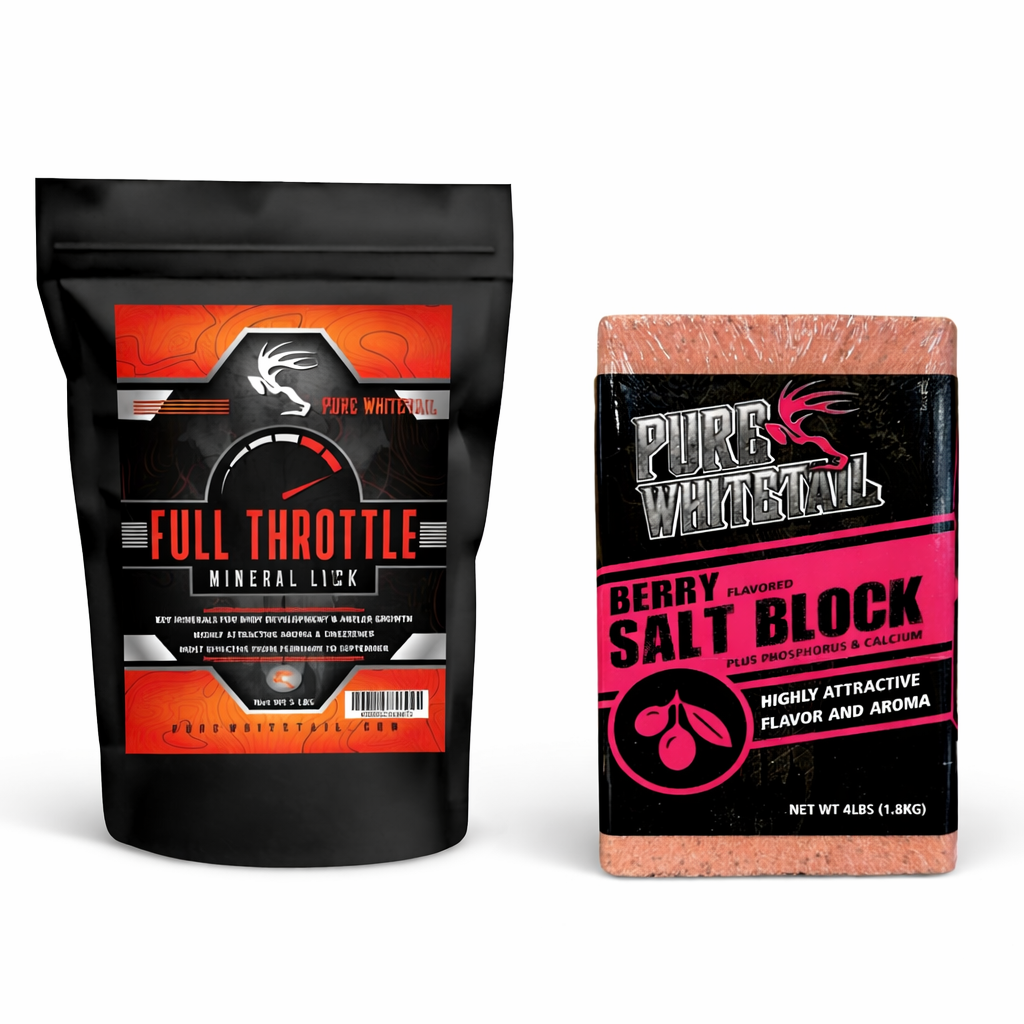 Full Throttle & Berry Salt Block Combo – Pure Whitetail